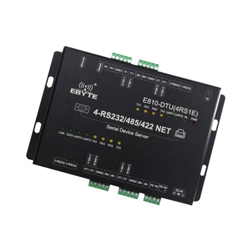 Ebyte E810-DTU(4RS1E) Modbus RTU Modbus TCP Ethernet Converter 4-Chanels RJ45 Ethernet To RS232 ...