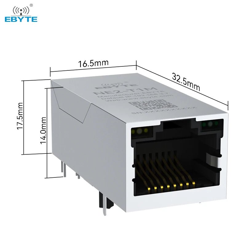 Ebyte NE2-T1M Super Ethernet Port RJ45 Ethernet Modbus Gateway TCP to RTU Internet of Things TTL ...