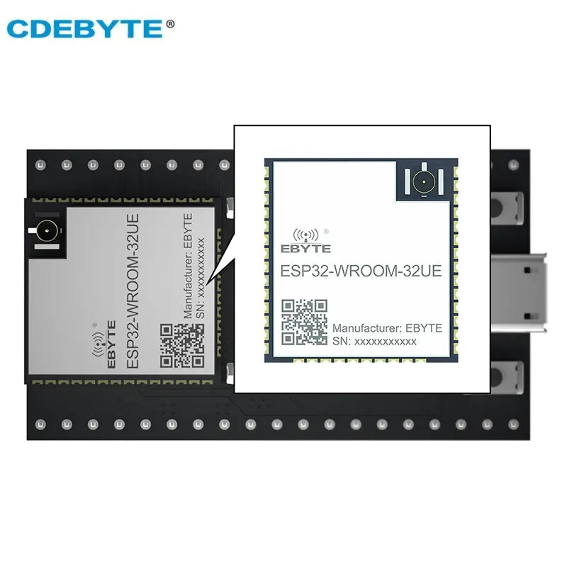 ESP32 Test Board CDEBYTE ESP32-WROOM-32UE-TB USB Interface 2.4~2.5GHz ... ESP32 Test Board CDEBYTE ESP32-WROOM-32UE-TB USB Interface 2.4~2.5GHz ...