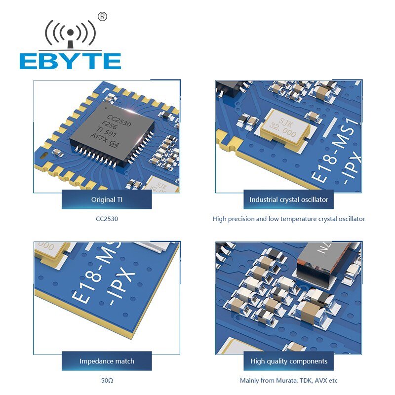Ebyte Buy E18-MS1-IPX TI Preis CC2530 Zigbee Wireless Smart Home Module ... Ebyte Buy E18-MS1-IPX TI Preis CC2530 Zigbee Wireless Smart Home Module ...