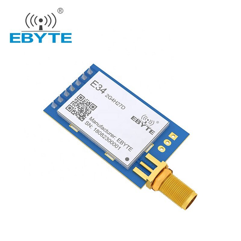 EBYTE E34-2G4H27D nRF24L01+ 2.4GHz Wireless IoT Transceiver 5km Modulue