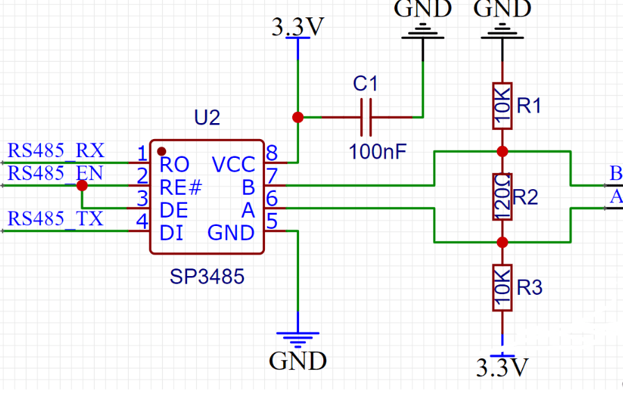 RS485 interface circuit design – IOT Module Shop Manufacturer Factory