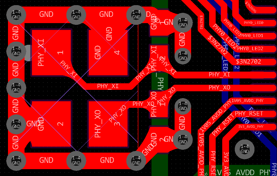 Why can't the crystal oscillator be placed on the edge of PCB board ...