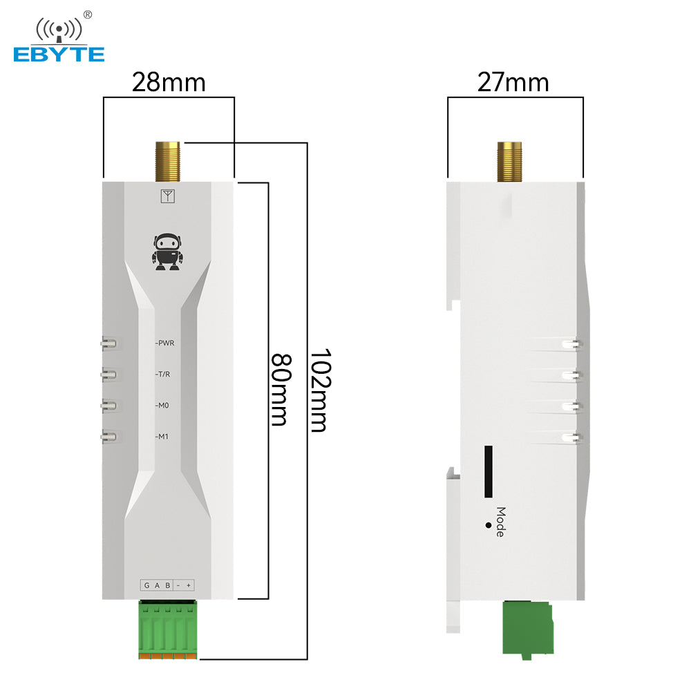 E95M-DTU(400SL22-485) Wireless digital radio station LoRa spread spect ...