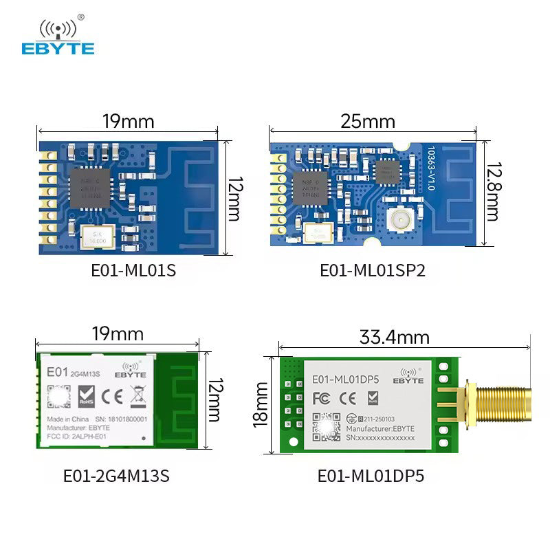 NRF24L01 Chip SPI Wireless RF Module 2.4GHz 13/20/27dBm Transceiver – IOT Module Shop ...