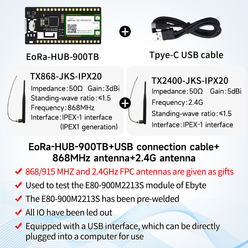 433/915MHz ESP32-S3+LR1121 Dual-band LoRa Module Development Boards ...