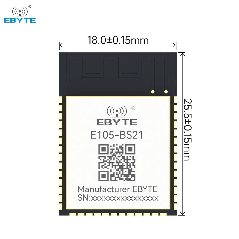 Ebyte E105-BS21 UART Wireless Transmission Nearlink SLE Module 2.4GHz ...