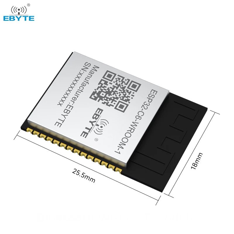 Ebyte ESP32-C6-WROOM-1 300m ESP32-C6 chip 2.4GHz global license-free band WiFi6+BLE5.3 dual-core ...