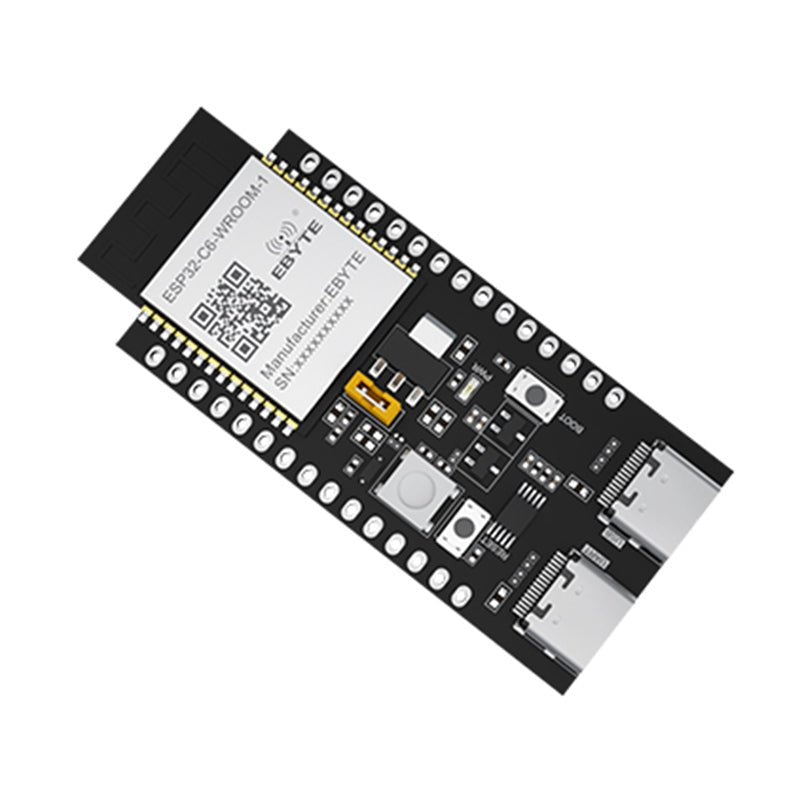 Ebyte Esp32 C6 Wroom 1 Tb 24g Esp32 C6 Chip Wifi Ble Test Board Ble53 Wifi6 Mqtt Ipv6 8 Flash
