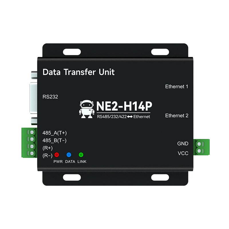 Ebyte NE2-H14P RS485/232/422 TCP/UDP MQTT HTTP IPv4 DHCP DNS IoT Gateway Mode ModBus Gateways ...