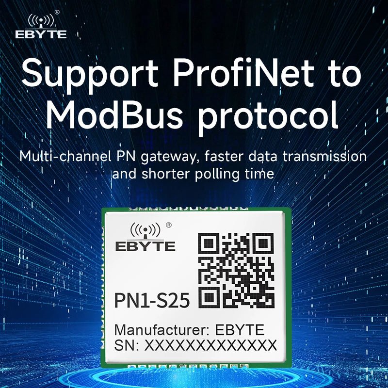 Ebyte PN1-S25 PN1-S25-TB Siemens PLC TTL to Ethernet Profinet to Modbus ...