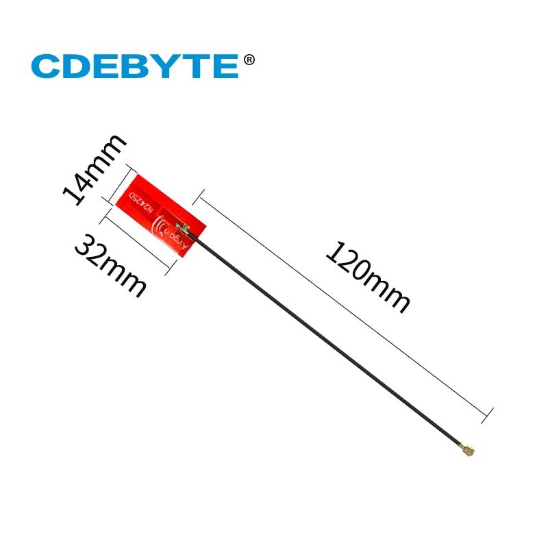 Ebyte TXWF-PCB-3214 2.4GHz 5.8GHz WIFI Antenna Red Built-in Small ...