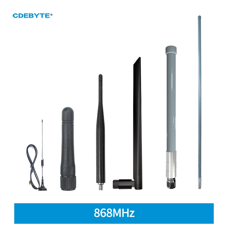 868MHz CDEBYTE Rubber Antenna Sucker Antenna LoRaWan TX868-XPL-100