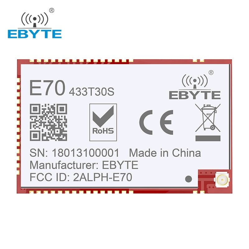 EBYTE E70-433T30S TI CC1310 433MHz Wireless Transceiver 30dBm UART 6km – LoRa Module ...