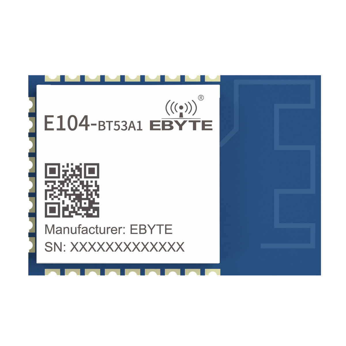SMD bluetooth BT5.2 module Silicon bluetooth GFSK wireless module ...