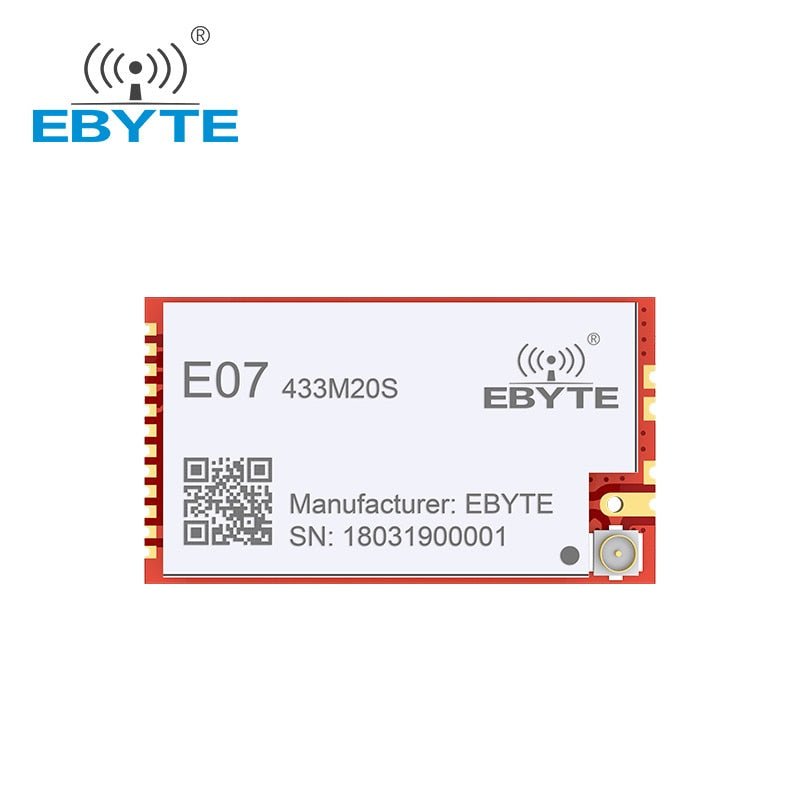 EBYTE E07-433M20S TI CC1101 433MHz 20dBm Wireless Transceiver Module ...