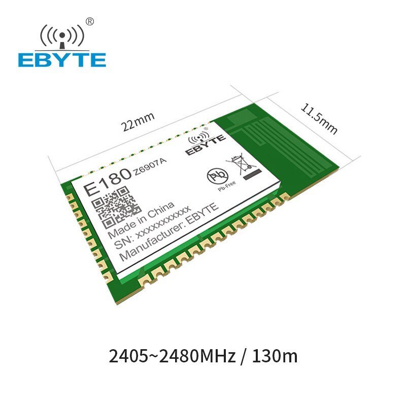 EBYTE E180-Z6907A Zigbee 3.0 TLSR8269 Wireless Date Transmission Module ...
