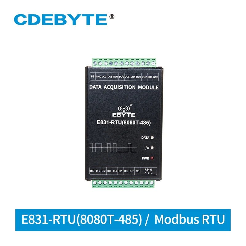 Ebyte E831-RTU(8080T-485) Digital Quantity 8 Channel Digital Input ...