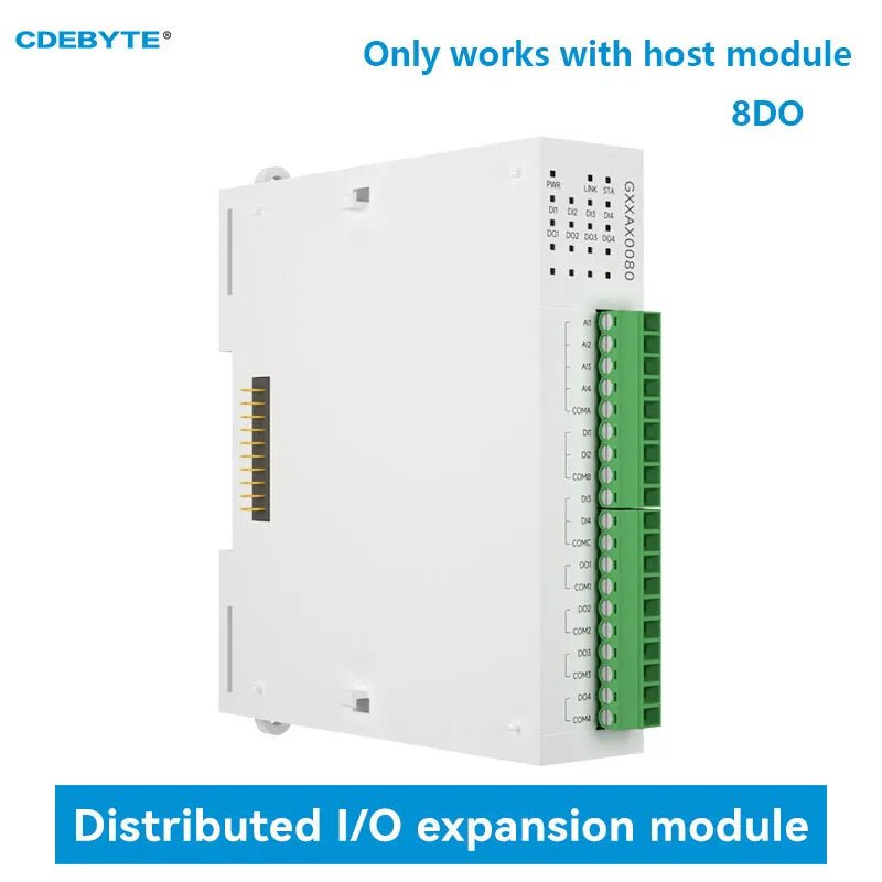 EBYTE GXXAX0080 8DO Analog Switch Acquisition Distributed Remote IO ...