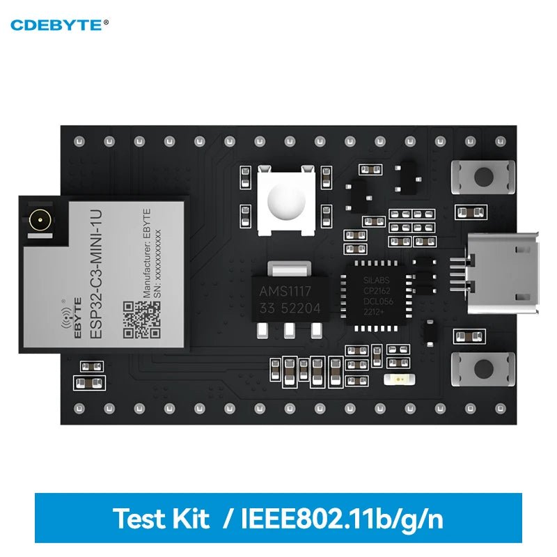 ESP32-C3 Test Board CDEBYTE ESP32-C3-MINI-1U-TB USB Interface 2.4~2 ...