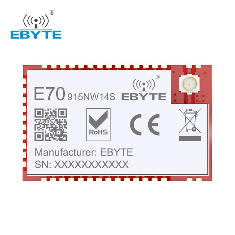 Network Wireless UART 200 Nodes 915MHz 14dBm Long Range 2.5km Rf Module ...
