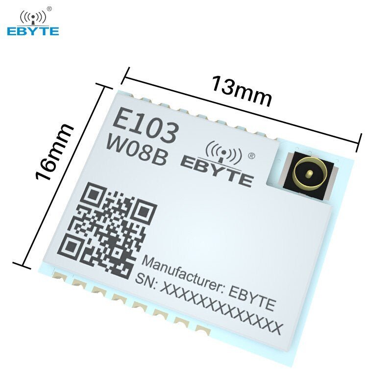 Wifi Module 2.4G Wifi E103-W08B Dual ARM Core IPEX Antenna Low Power ...